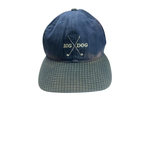 Big Dogs | Accessories | Big Dogs Vintage Navy Blue Green Baseball Cap ...